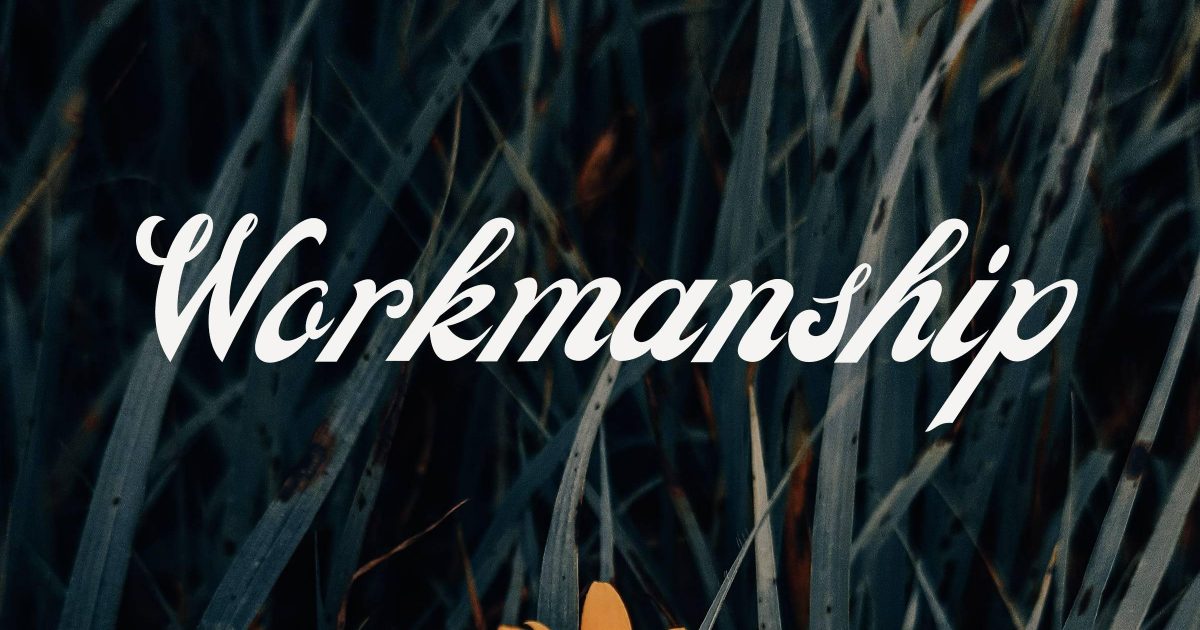 God's Workmanship | Grace Community Church, Richhill